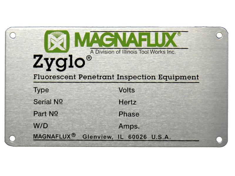 Rating & Specification Plates | Custom Data Plates & Labels