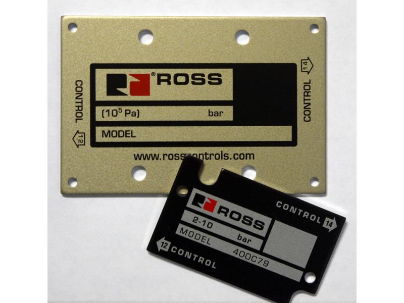 Custom Metal Nameplates | Industrial Equipment Nameplates